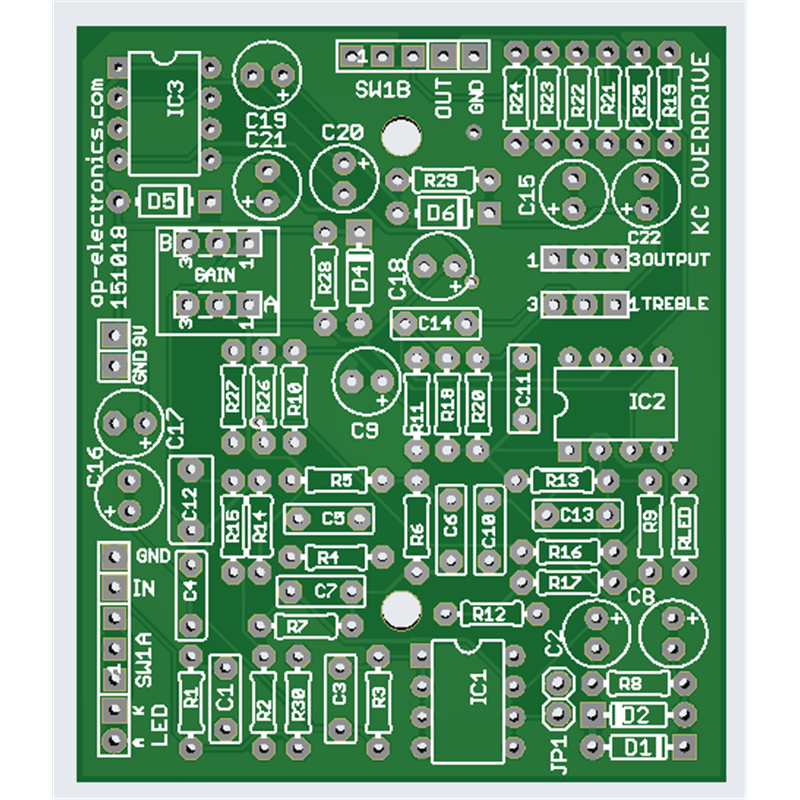 KC Overdrive PCB